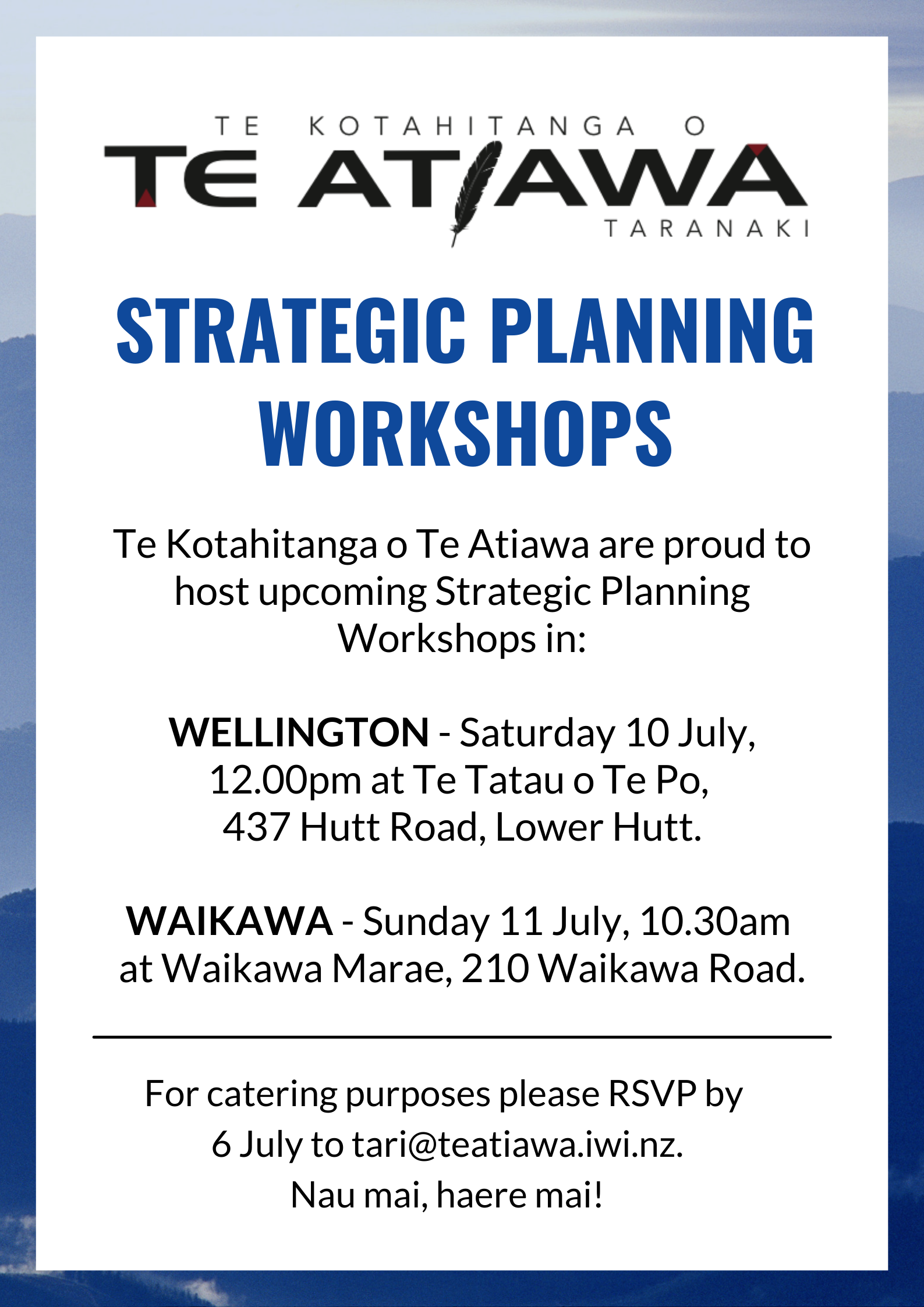 Promotion of Te Kotahitanga o Te Atiawa workshop at Waikawa Marae ...